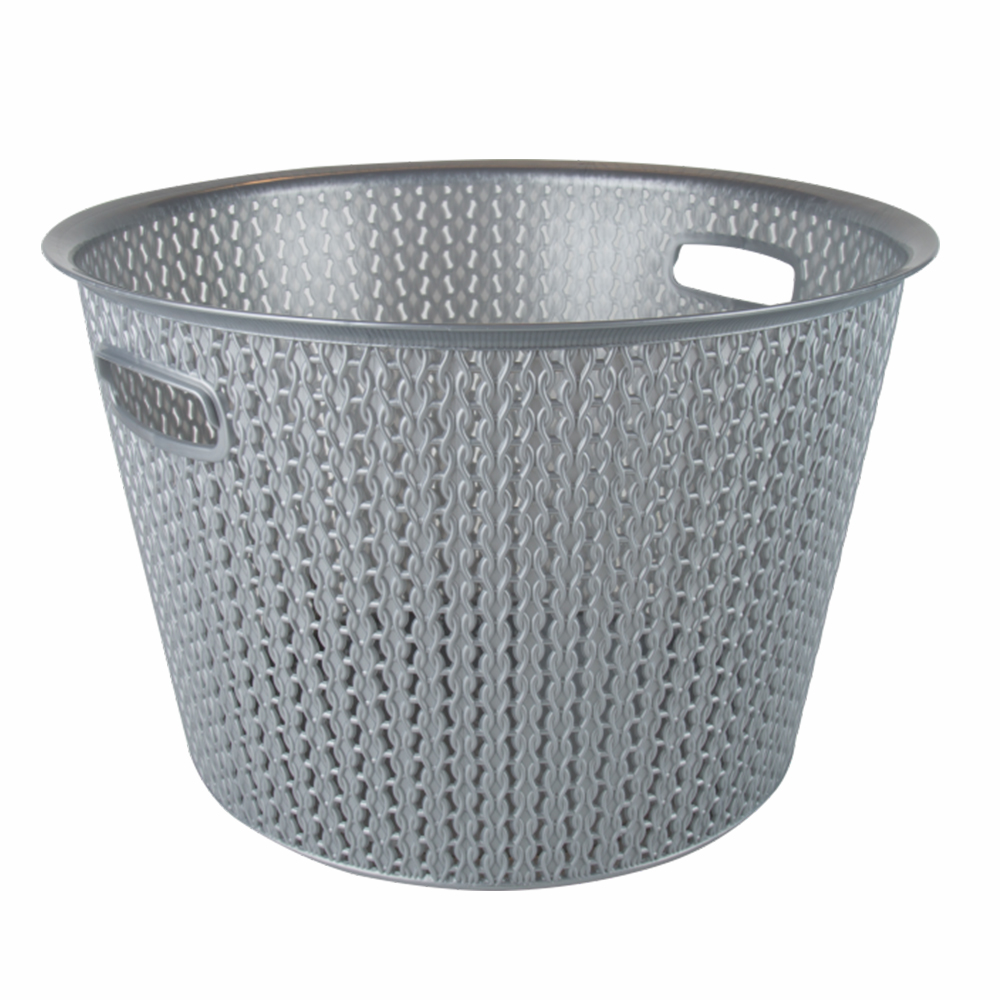 Knit Design Round Basket (35Lt)│Murat Plastics
